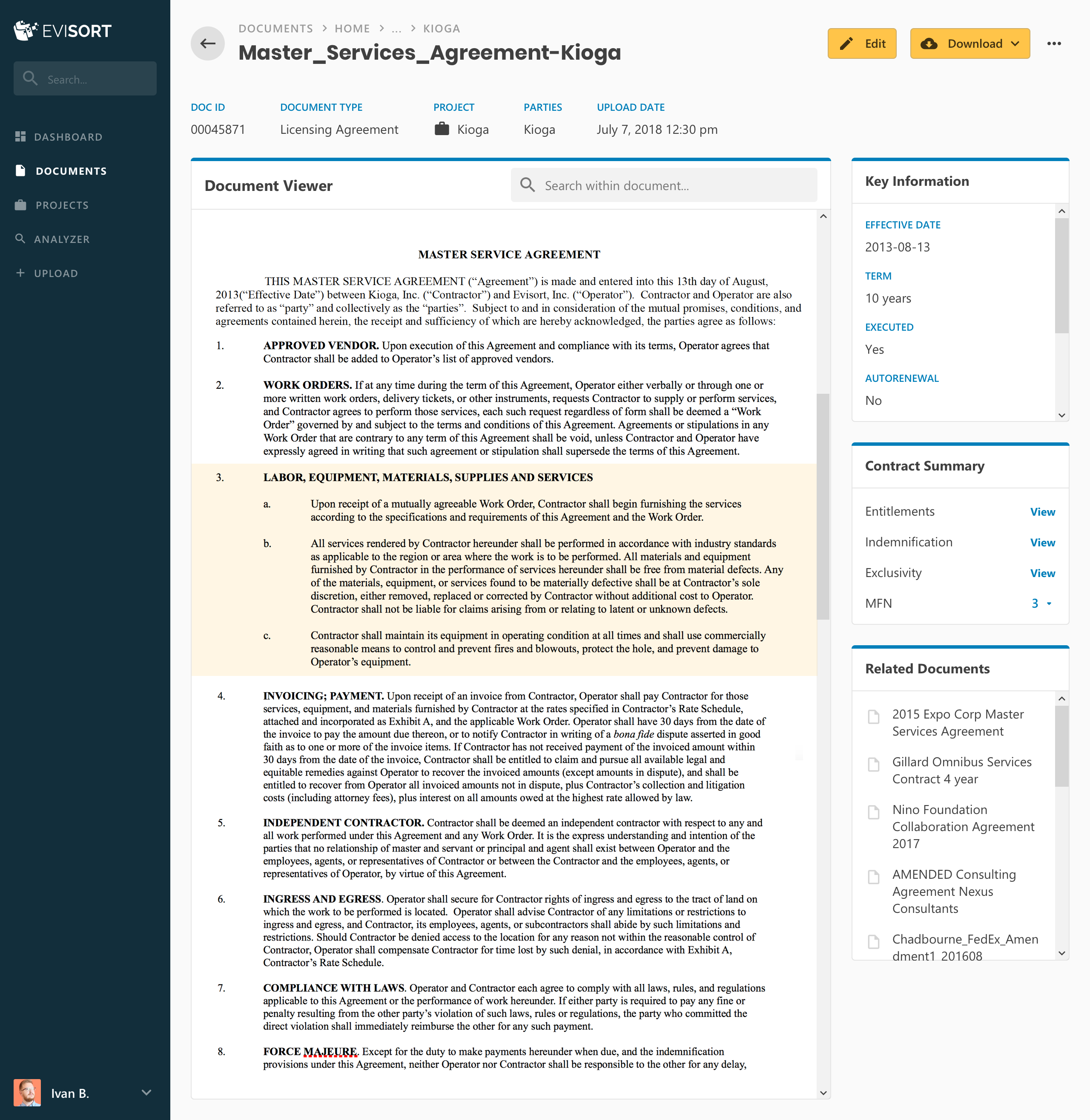 Evisort's New Document Analyzer Offers Out-of-the-Box AI to Mine All A ...