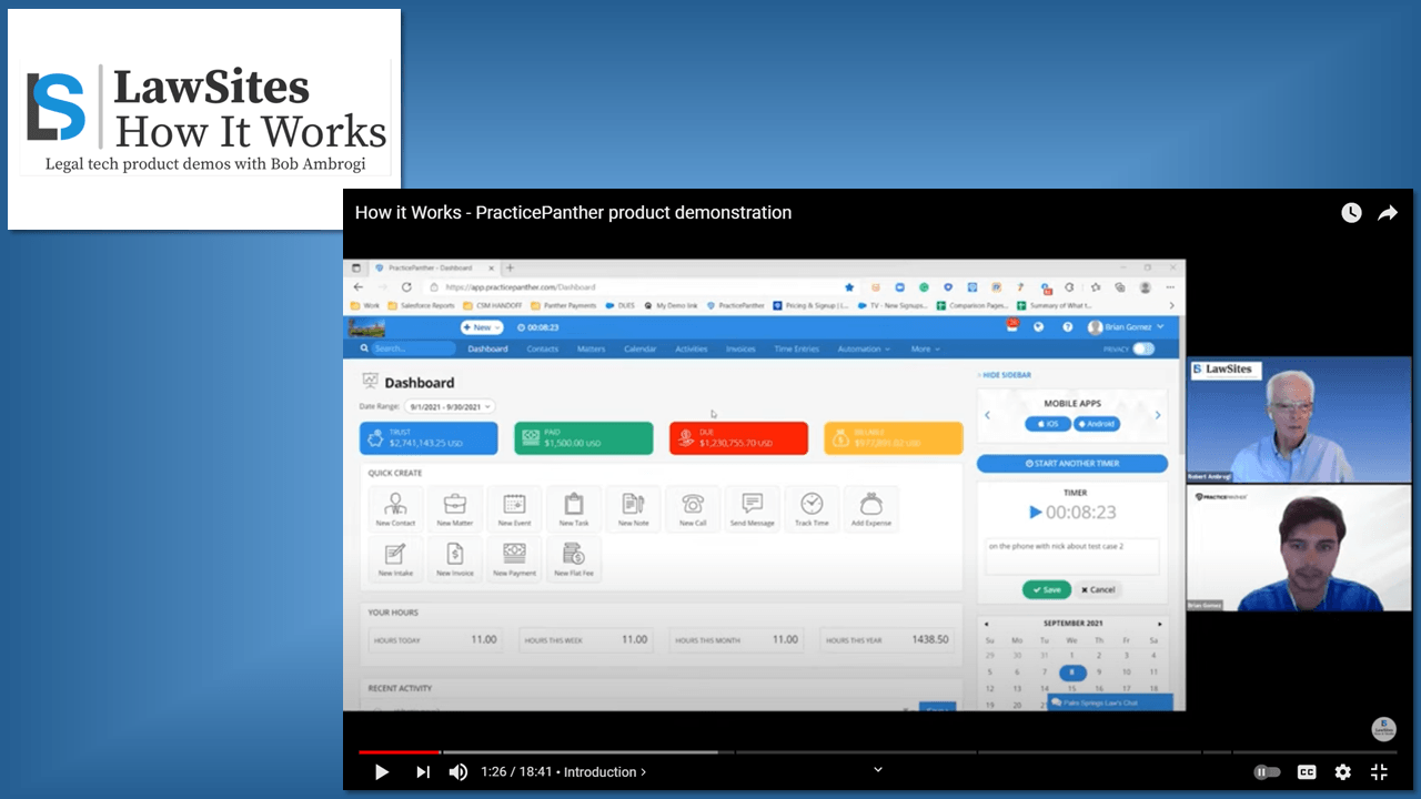 How It Works PracticePanther Based Law Practice Management 