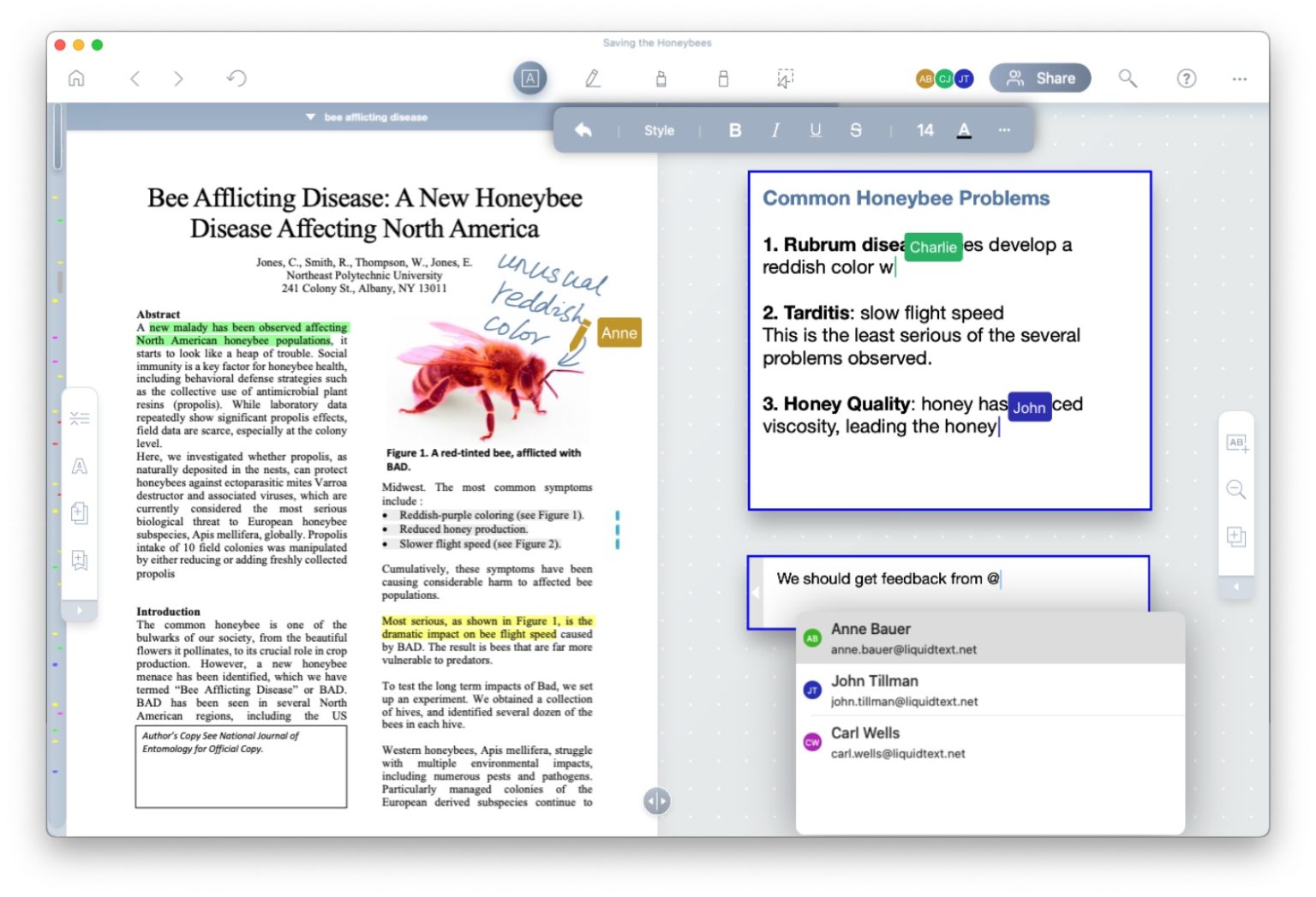 LiquidText, Innovative Annotation Tool for Complex Documents, Adds Real-Time Collaboration ...