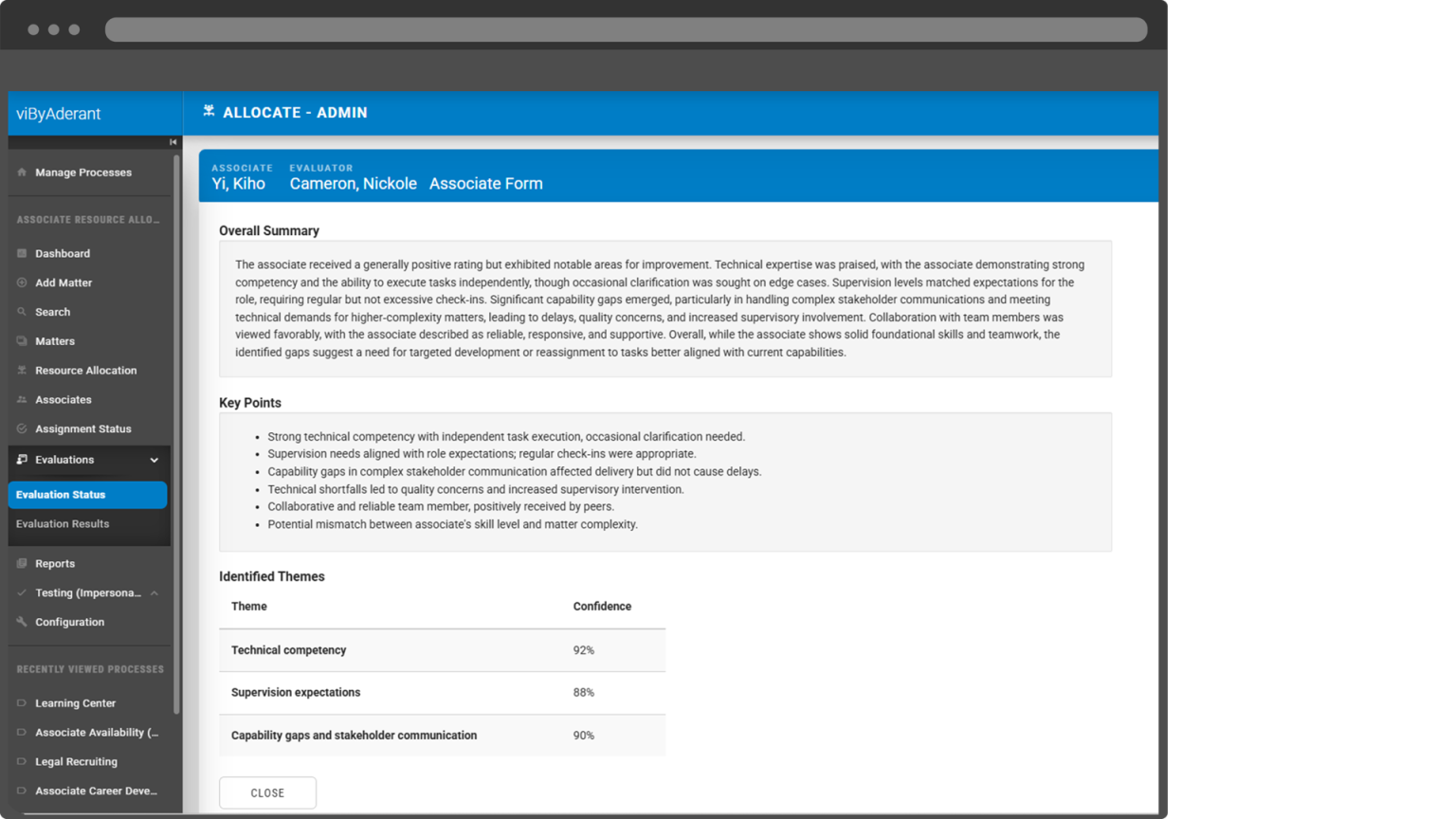 Aderant Adds AI-Powered Performance Evaluation Tools to Its vi Talent ...